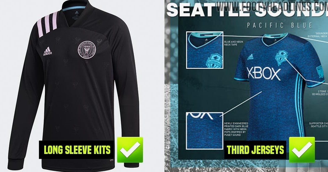 Adidas & MLS Vuelven los terceros kits en 2021, los kits de manga larga ...